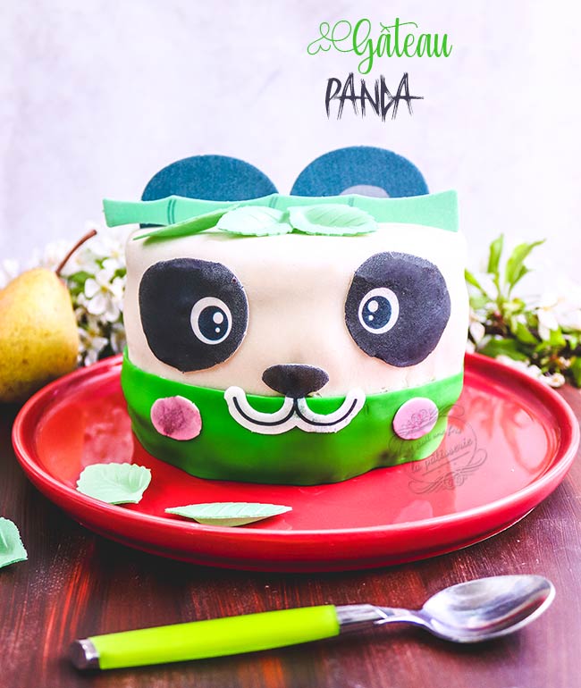 Gâteau panda poire chocolat : Il était une fois la pâtisserie