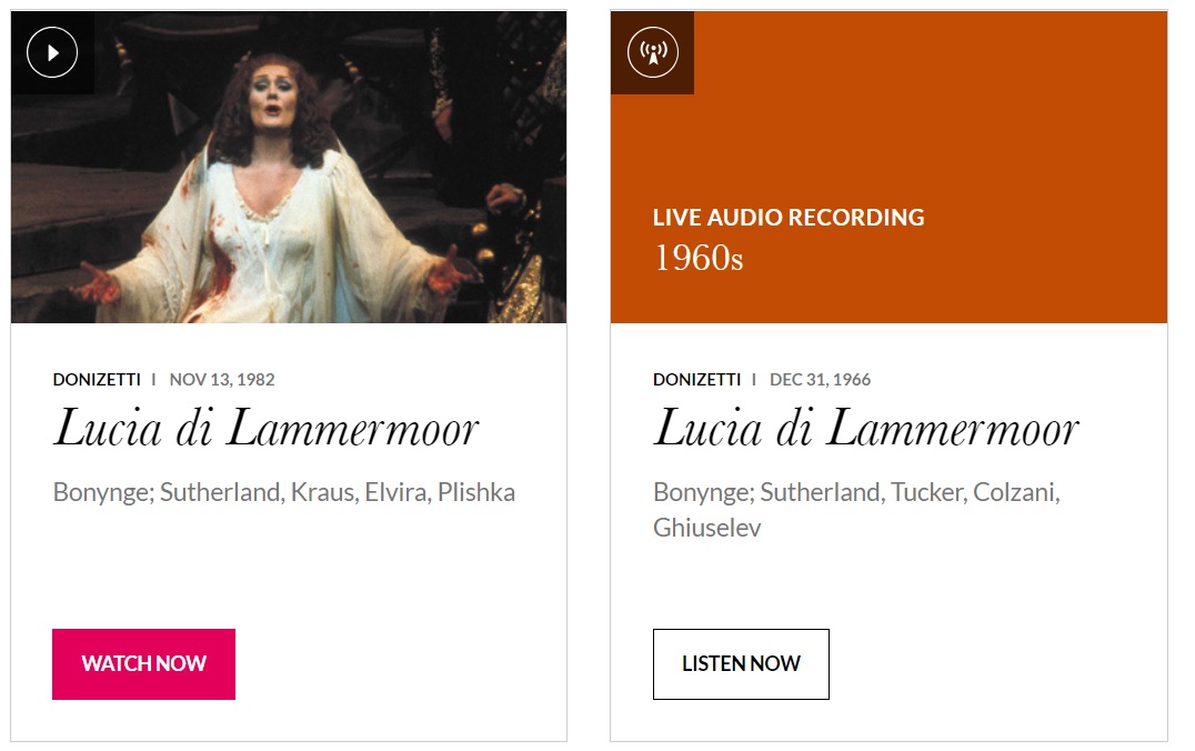 Met Opera on Demand - now available
