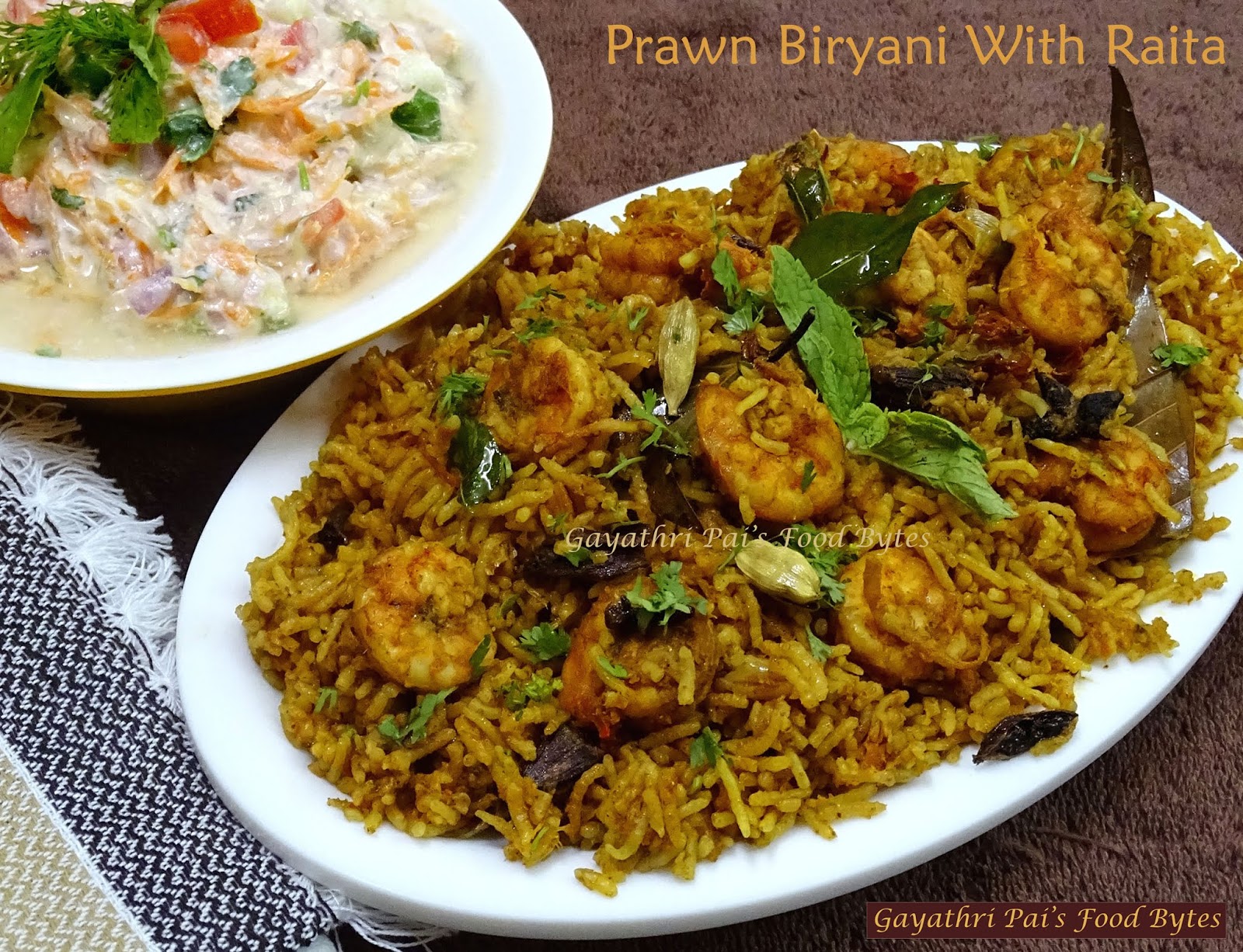 Gayathri Pai's Food Bytes: Spicy Prawn Biryani With Raita.