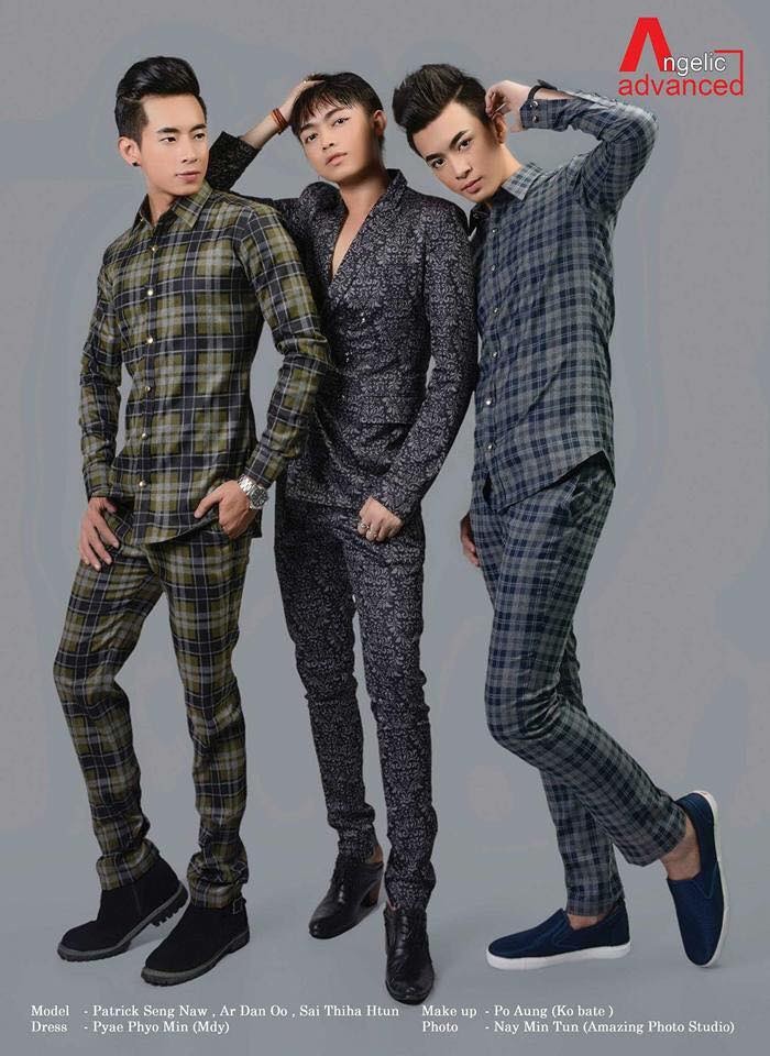 M y a n m a r H u n k s: Patrick, Ar Dan Oo and Sai Thiha Htun