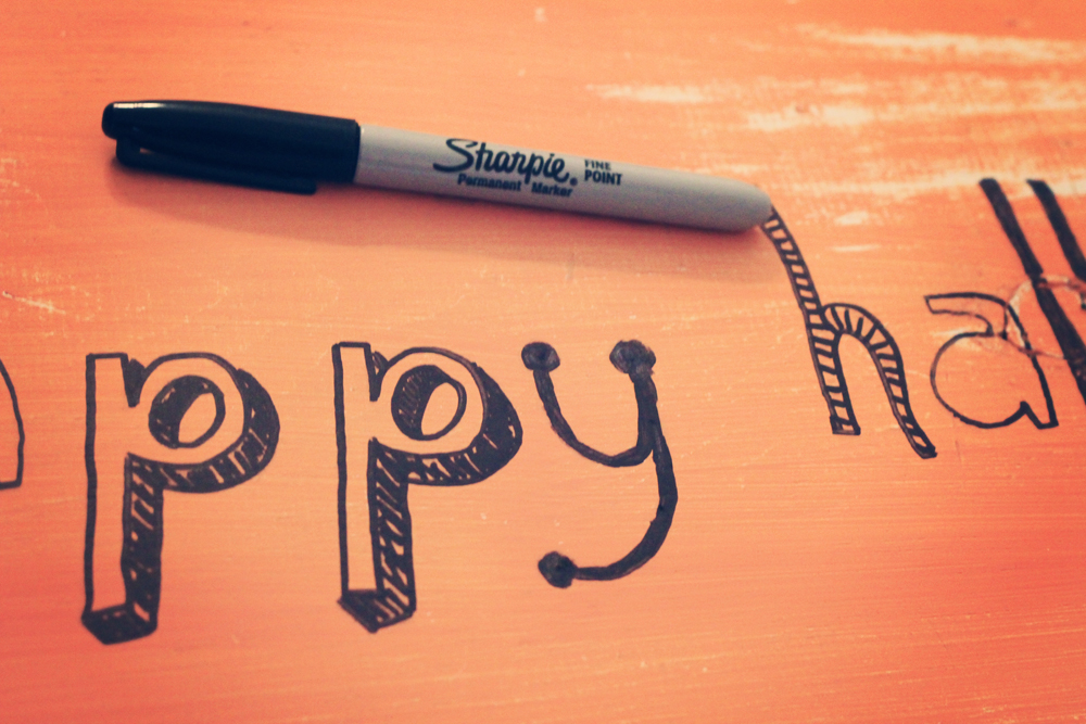 sassafras: painted layers wood sign :: diy