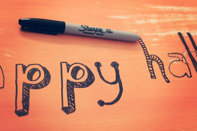 sassafras: painted layers wood sign :: diy