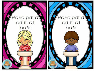 Permisos para ir al Baño - Imprimibles con Divertidos Diseños ...