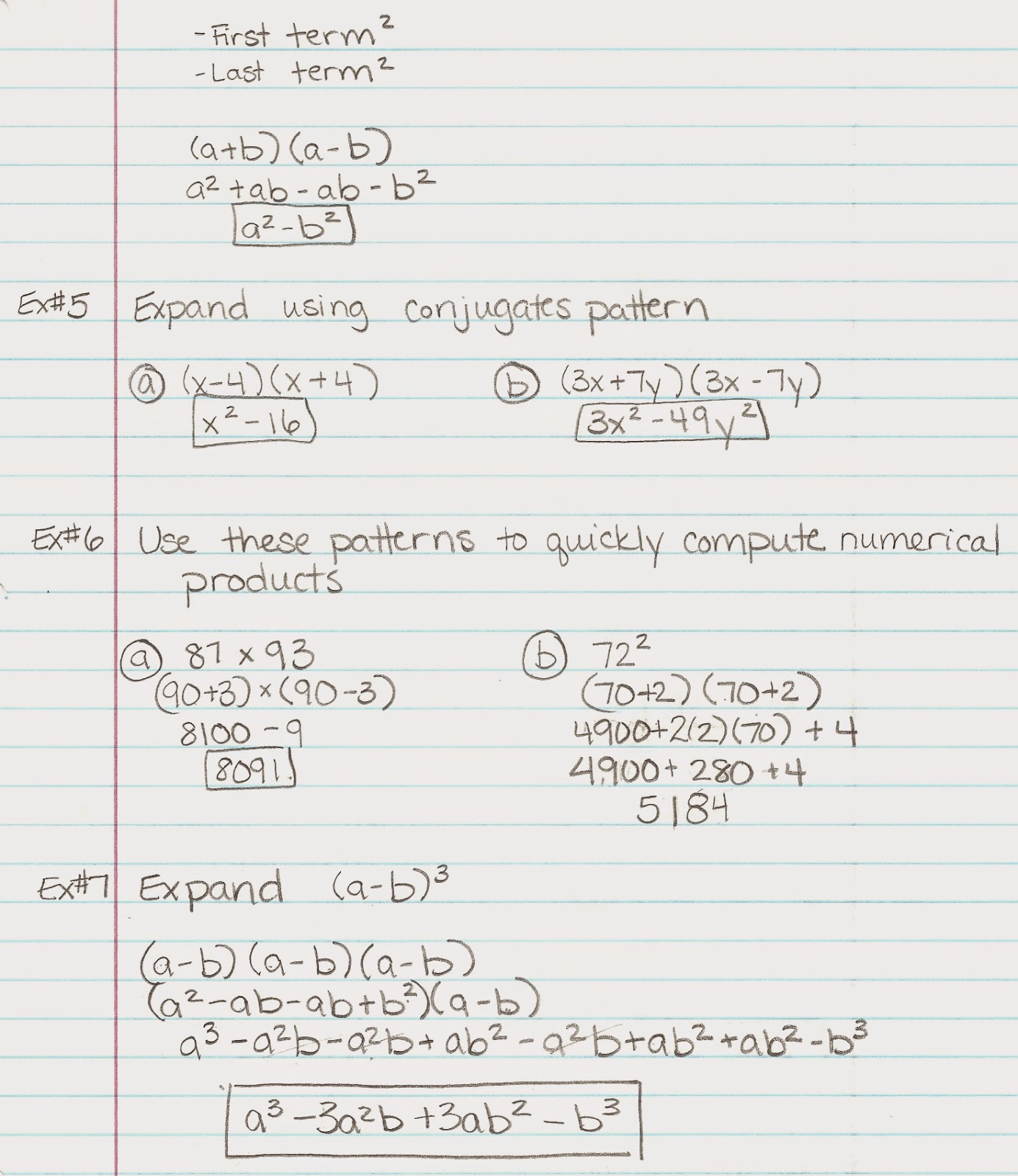 Algebra Alerts (Algebra 1 and 2): Algebra 1: Lesson 9.5 Special ...