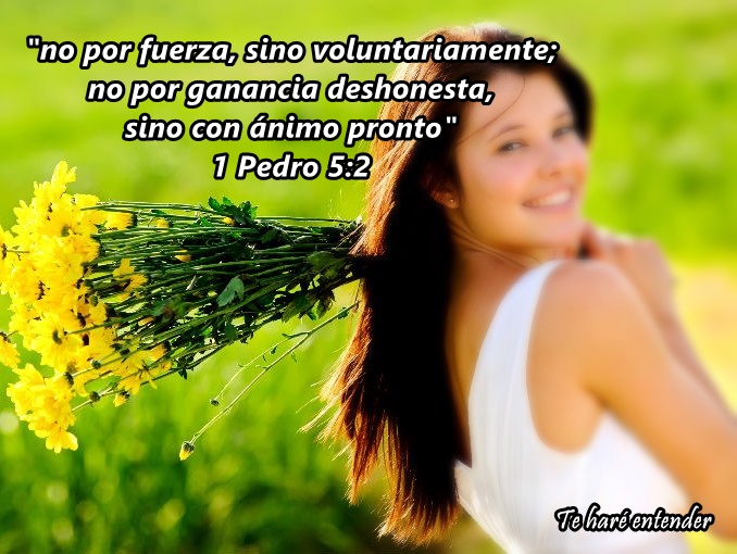 Te Haré Entender...: CON ANIMO PRONTO