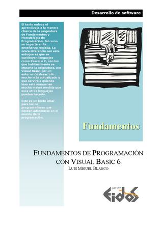 Fundamentos de programación con Visual Basic 6 – EIDOS | FreeLibros