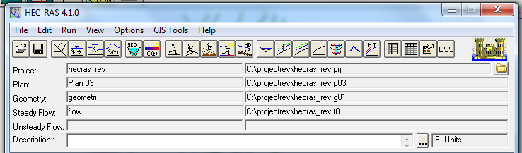 Simulasi aliran (HEC-RAS)