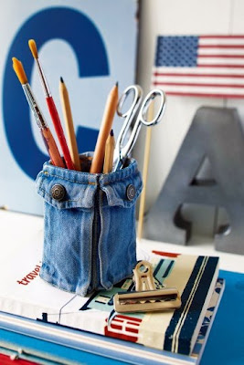 Ashbee Design: Denim Blue Jeans • Containers
