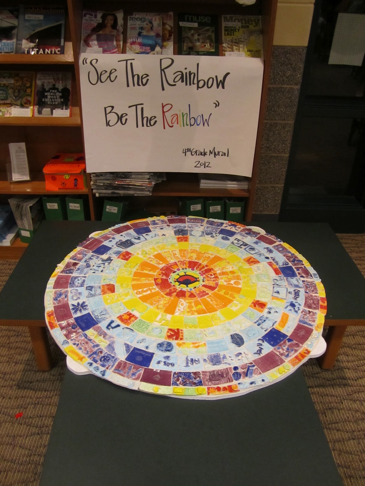 Think Create Art: Finished 4th Grade Mural