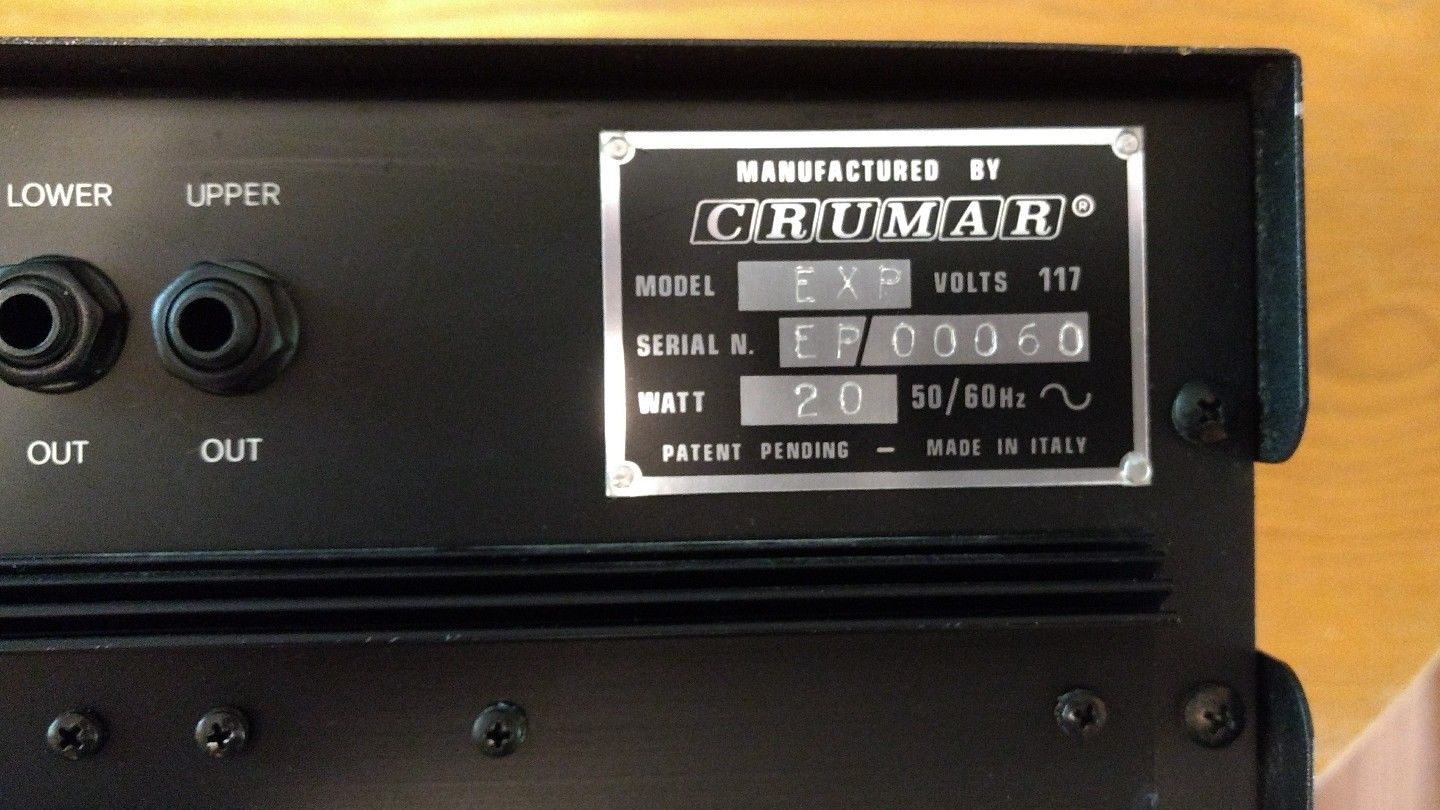 MATRIXSYNTH: Crumar Bit 01 Rack Expander 6-Voice Vintage Synthesizer SN ...