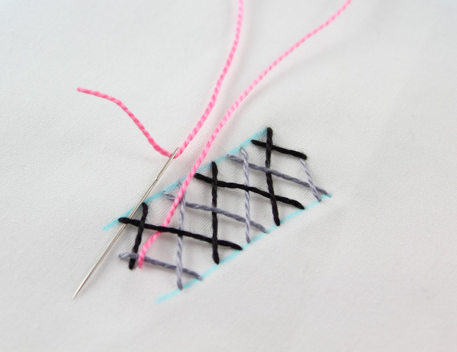 big B: 100 Stitches - Interlacing Stitch