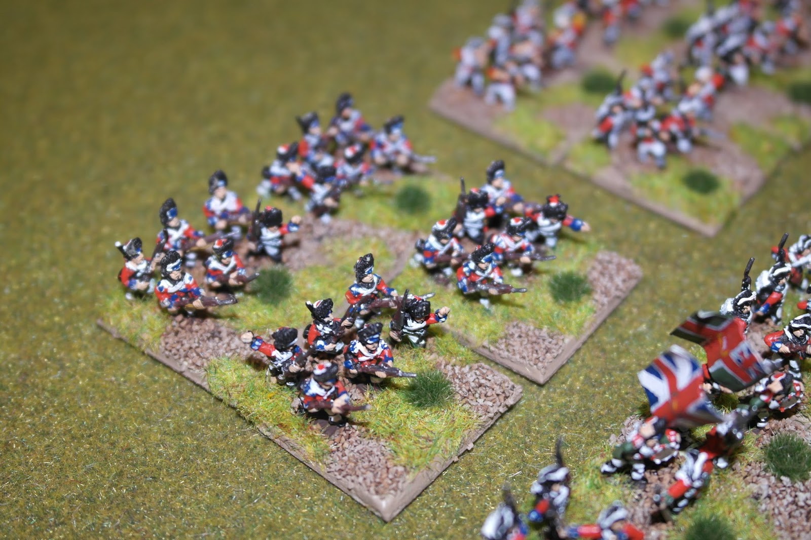 Turbil Miniatures: 10mm british redcoats from pendraken AWI