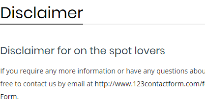 On The Spot Lovers: Tutorial Membuat Disclaimer Untuk Blogger
