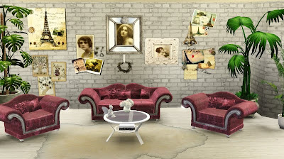 My little The Sims 3 World: Wallstencils- set11