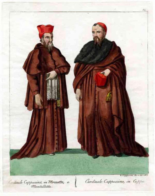 Prelatial Dress of the Religious Orders: The Capuchins ~ Liturgical ...