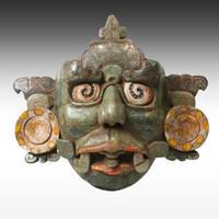 Alien Explorations: Pakal Votan Tomb Lid: The head of the Sun Monster ...