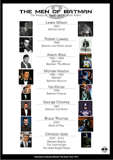 Infographic: The Brief History of Batman Actors [Images] - The Geek Twins