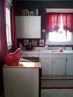 Black and White and Coca Cola Red