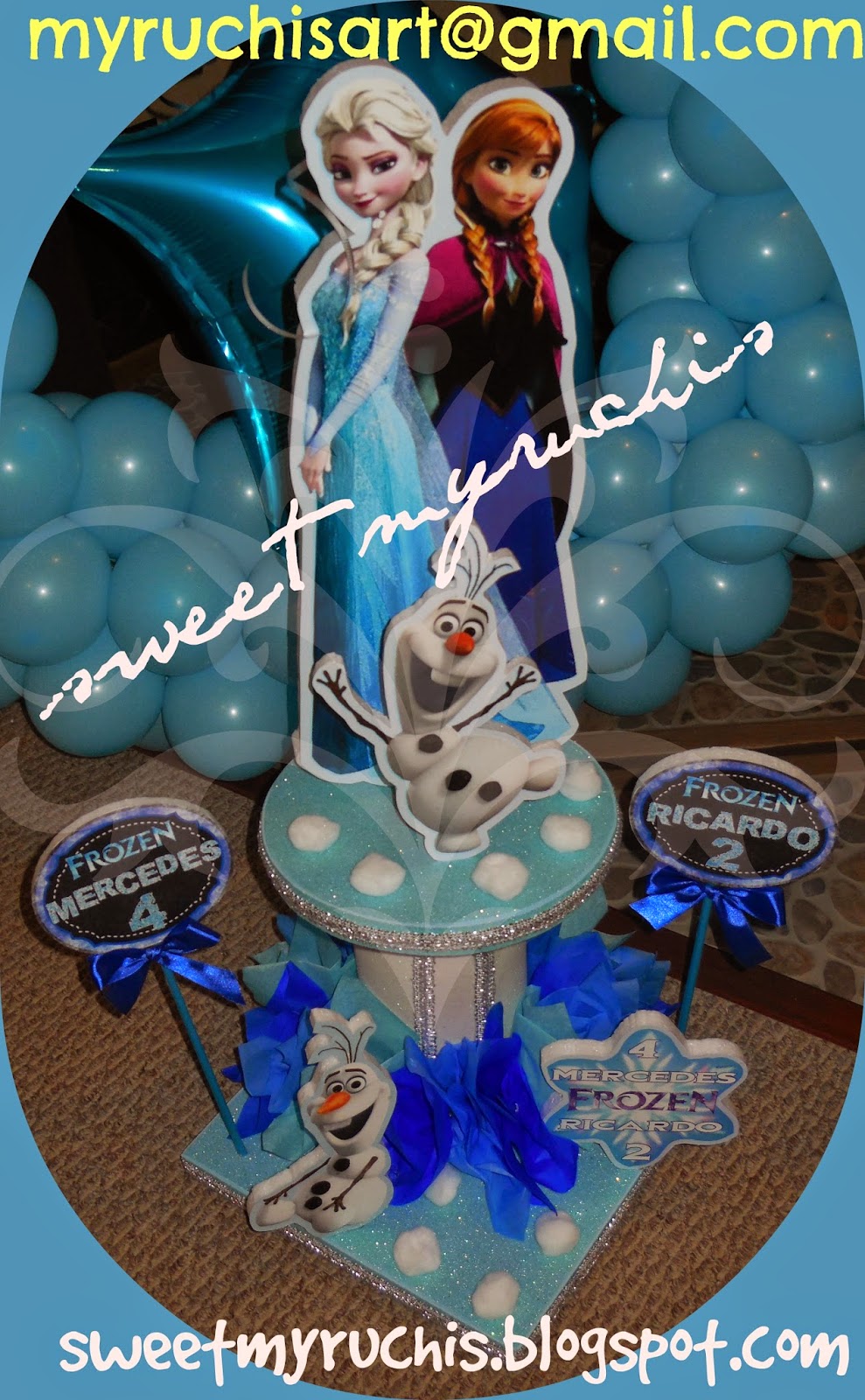 Decoración Fiestas. frozen | Eventos Sweet Myruchis
