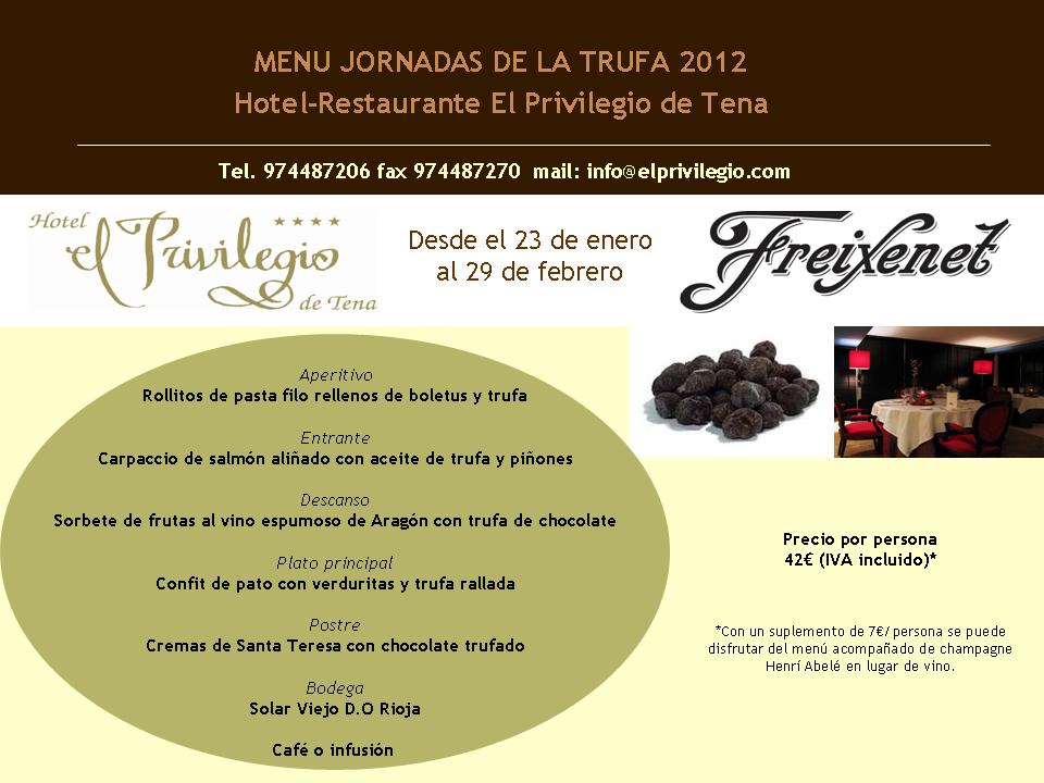 Nueva edición de las Jornadas de la Trufa | Blog Hotel El Privilegio