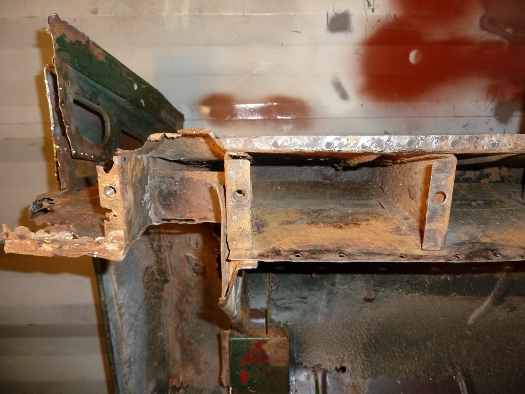 MG Midget 1965 MKII Restoration Project: Rear Bulkhead Repair