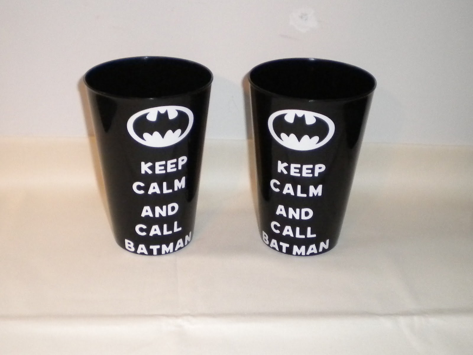 Jean's Crafty Corner: Batman Cups