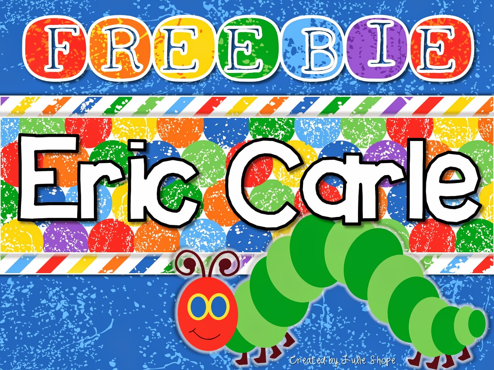 Julz Treasure Chest: Eric Carle {Author Study}