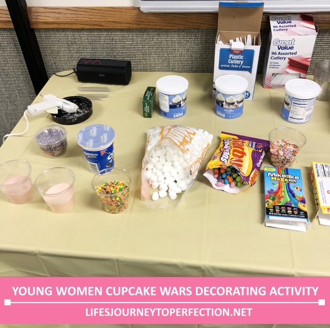 Life's Journey To Perfection: Young Women Activity Cupcake Wars ...