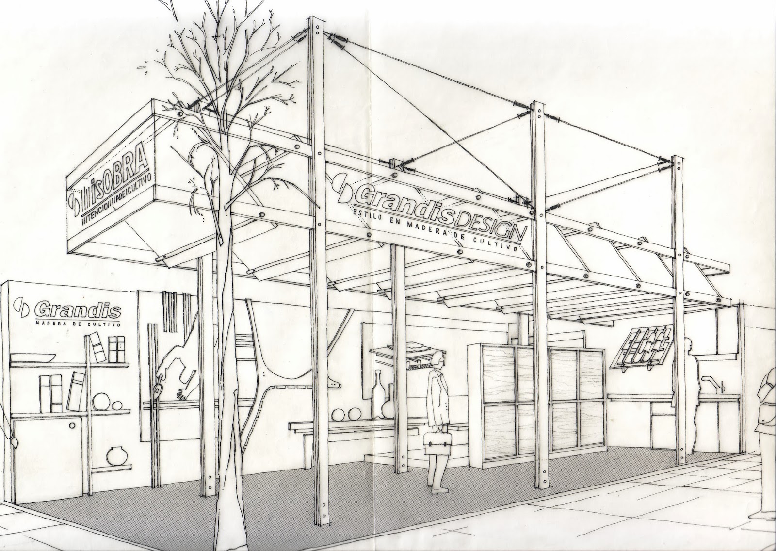 Diseño y montaje de stands de Exposiciones.: 1998-2000 Escribano y ...