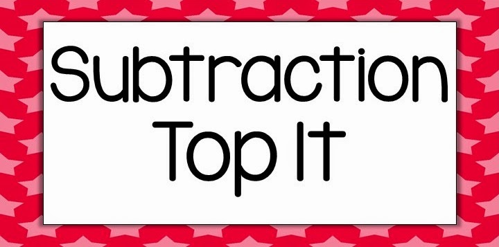 Primary Chalkboard: Let's Play Top It! Differentiating Your Math ...