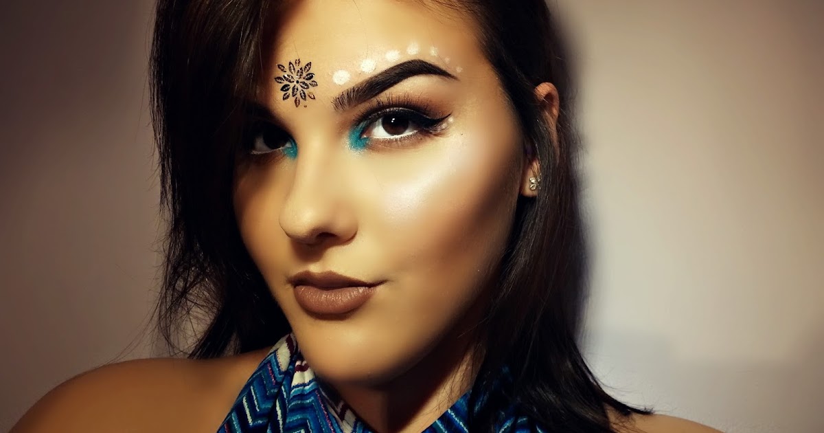 MINA: Coachella inspired makeup - Festival makeup
