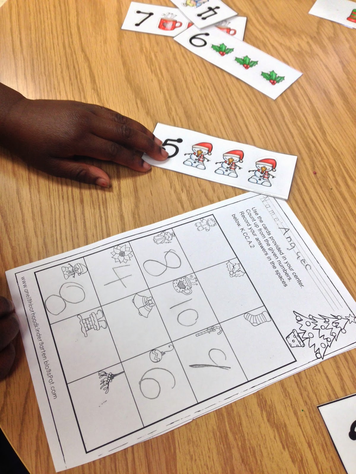 A Neighborhood Kindergarten : More Christmas Center Fun