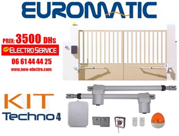 Kit pour porte battante Euromatic Techno 4