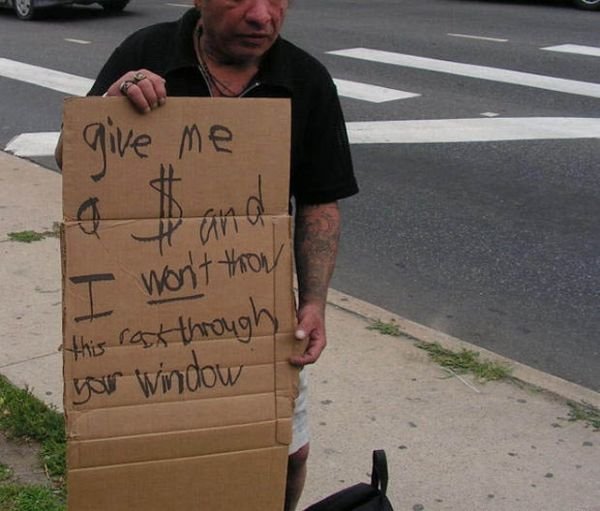 Nice Images | Wallpaper: 40 Creative Beggars Signs