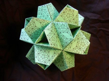 geometric origami ~ art and craft projects ideas