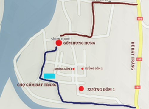 GỐM SỨ HẢI LONG BÁT TRÀNG: Bản đồ xã Bát Tràng: Làng nghề gốm sứ ...