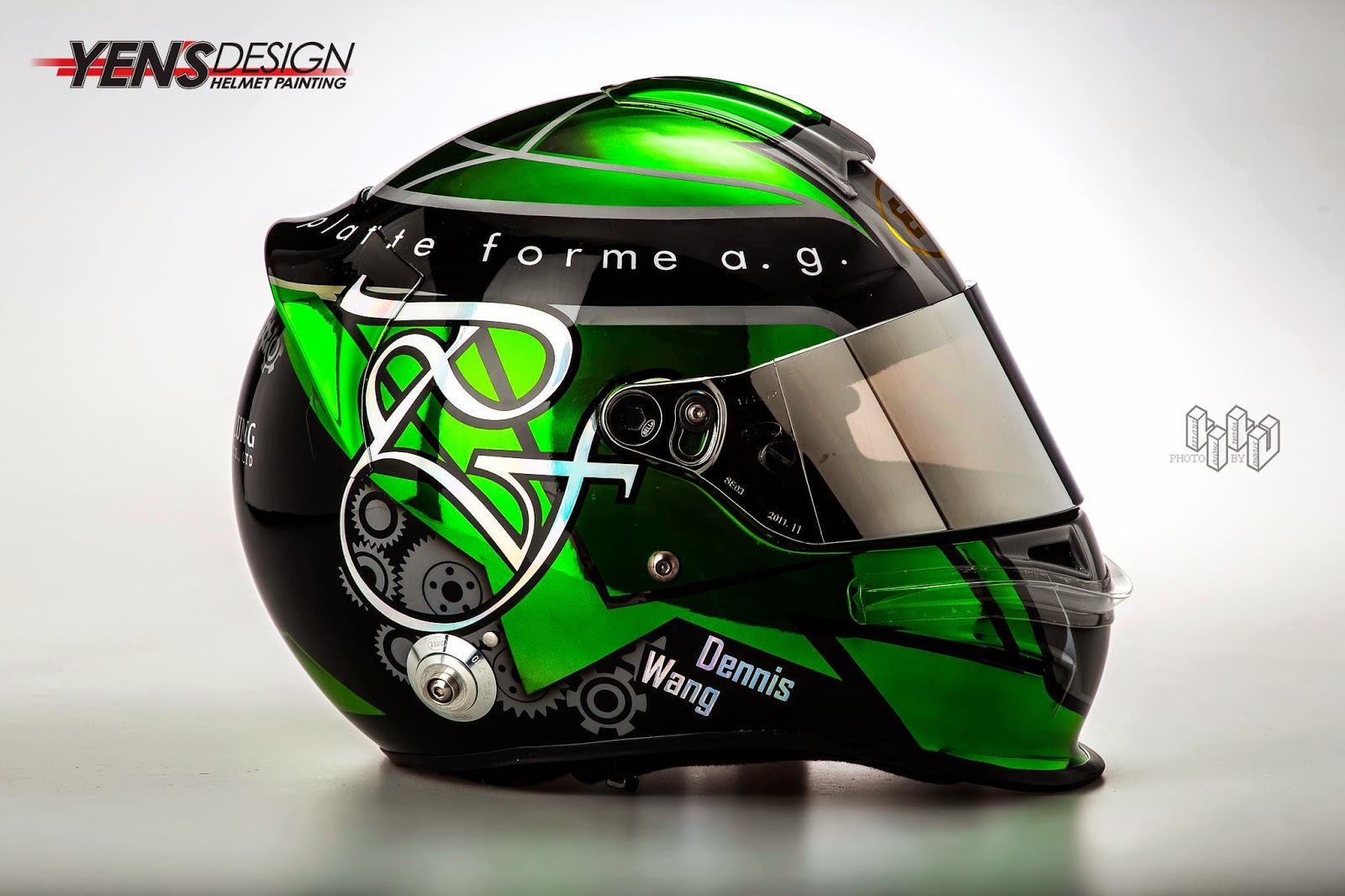Racing Helmets Garage: Bell RS3 Pro D.Wang 2014 by Yen's Design Helmet ...