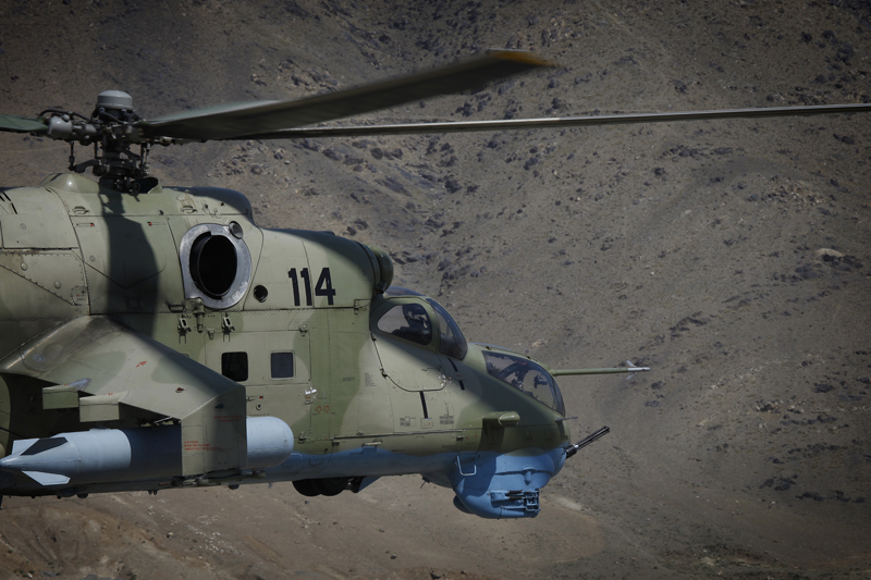 Hungarian Mi-35 Hind E Attack Helicopter In Afghanistan | Global ...