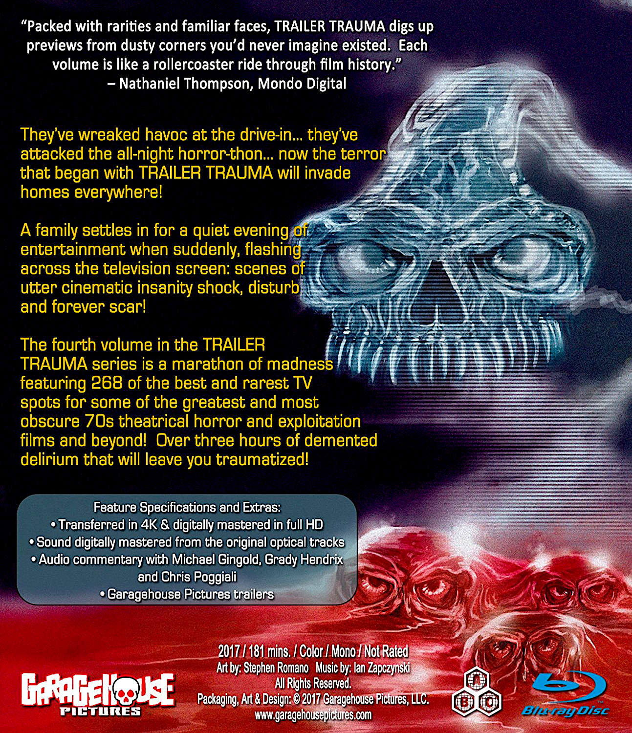 blu-ray and dvd covers: GARAGEHOUSE PICTURES BLU-RAYS: TRAILER TRAUMA ...