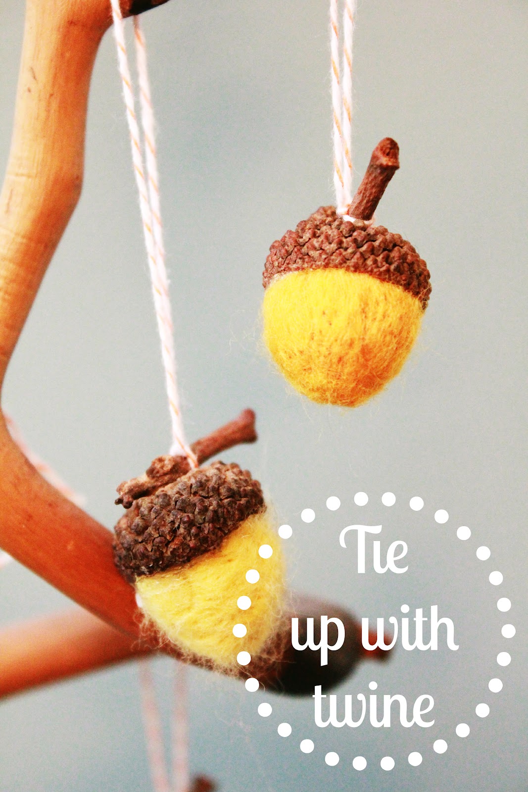 EAT+SLEEP+MAKE: CRAFT: Needle Felted Acorns