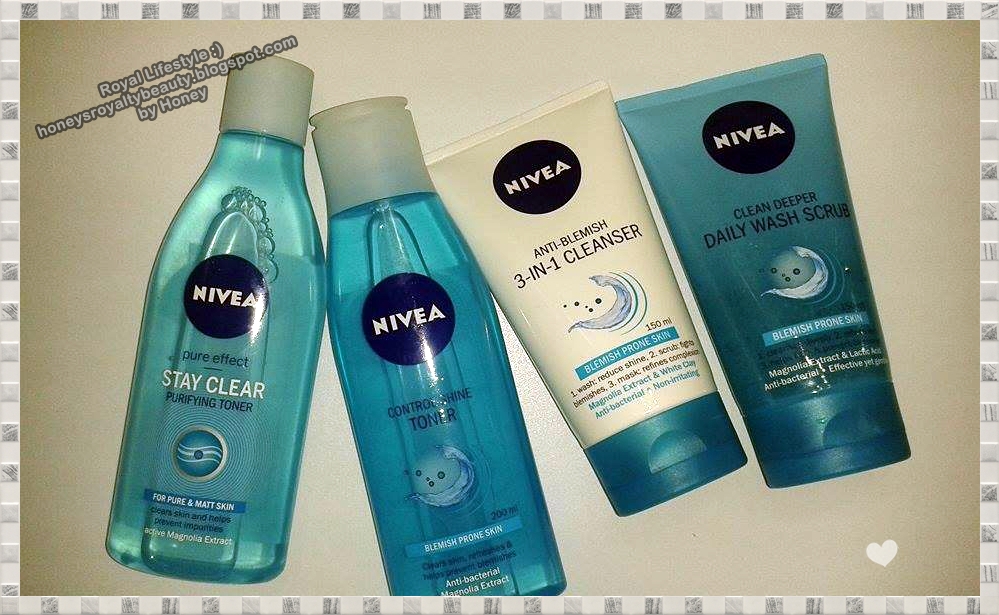 Royal Lifestyle: Review: Nivea blue collection for face cleansing