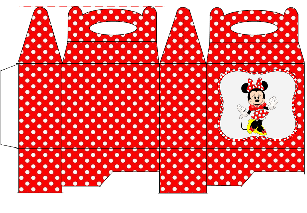Minnie in Red Free Printable Lunch Box. - Oh My Fiesta! in english