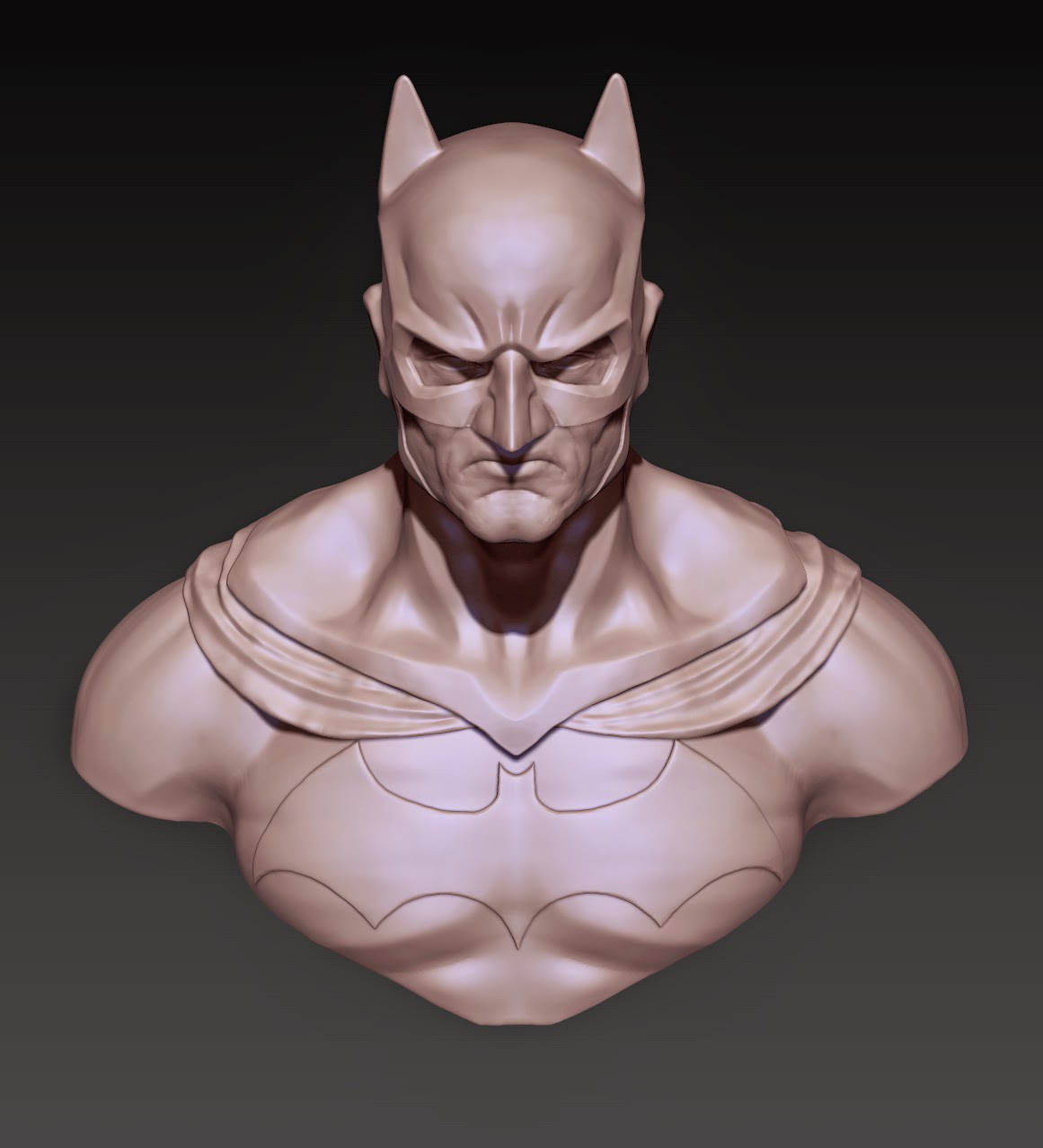 Redbranch's blog: Batman Zbrush sketch