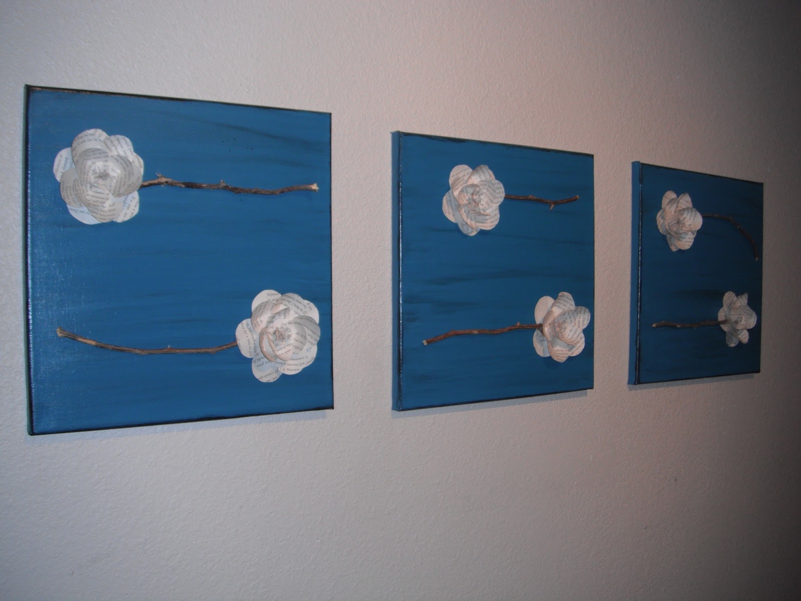 BearCake Creations: Teal Flower Art