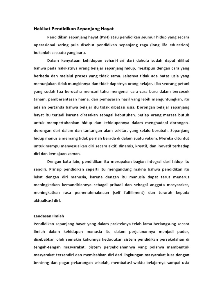 hakikat pendidikan - wood scribd indo