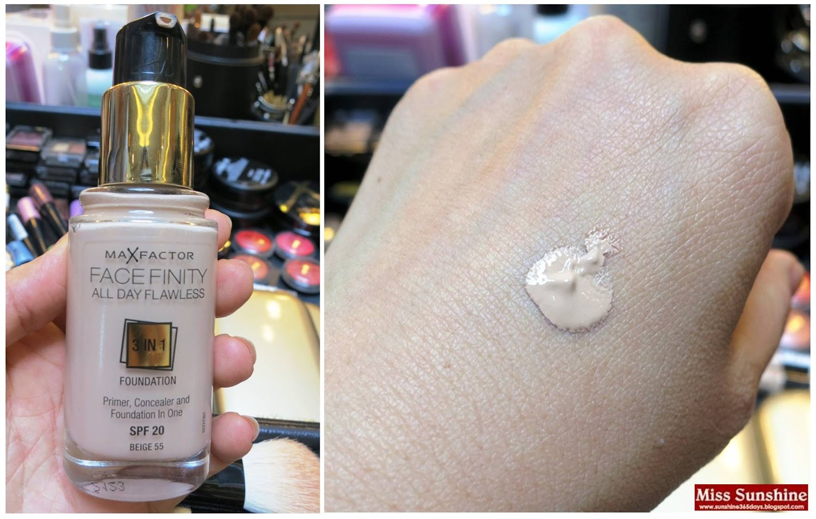 max factor 3 in 1 foundation beige 55