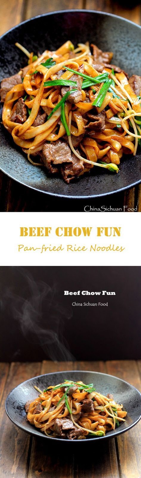 Beef Chow Fun Noodles(Pán-Fríed Ho Fun) | Healthy Food Recipes