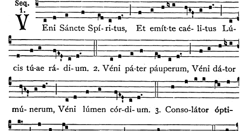 chantblog: The Pentecost Sequence: Veni, Sancte Spiritus ("Come, Holy ...