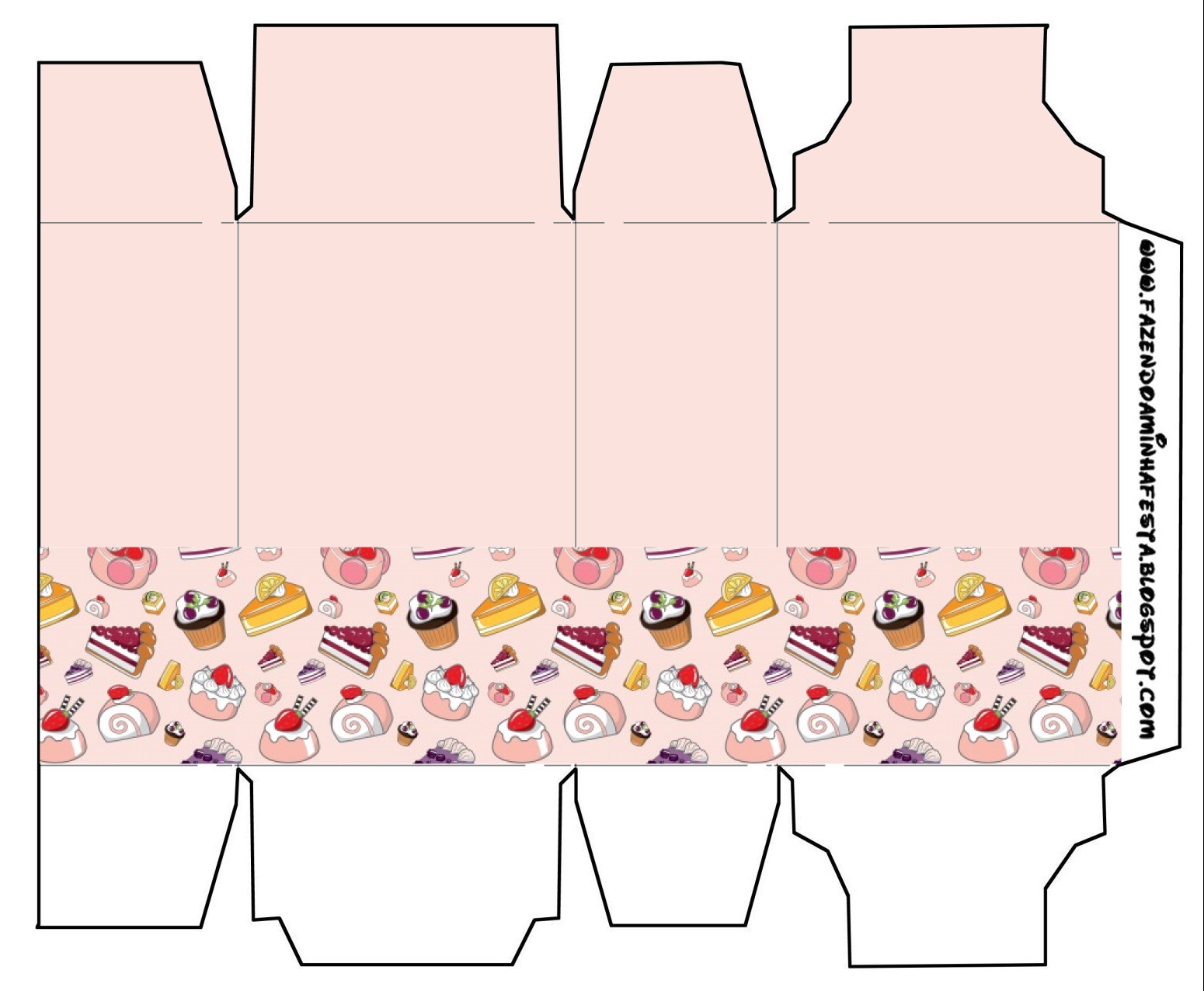 Cupcake Themed Party: Free Printable Boxes. - Oh My Fiesta! in english