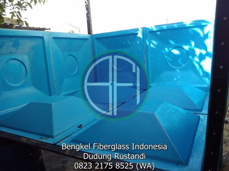 Tangki Panel Fiber - Tangki Air Model Kotak Sistem Knockdown